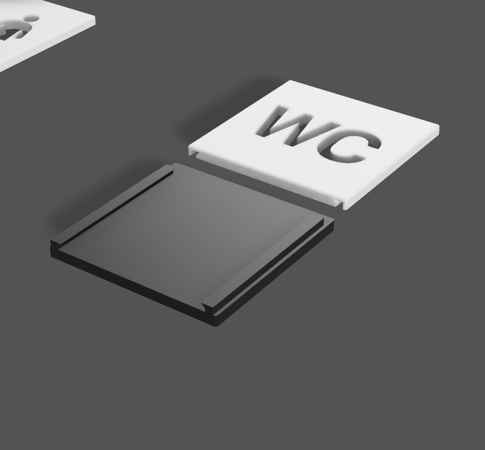 Toilet/Restroom Sign | IconSystem3D by ItsDario | Download free STL ...