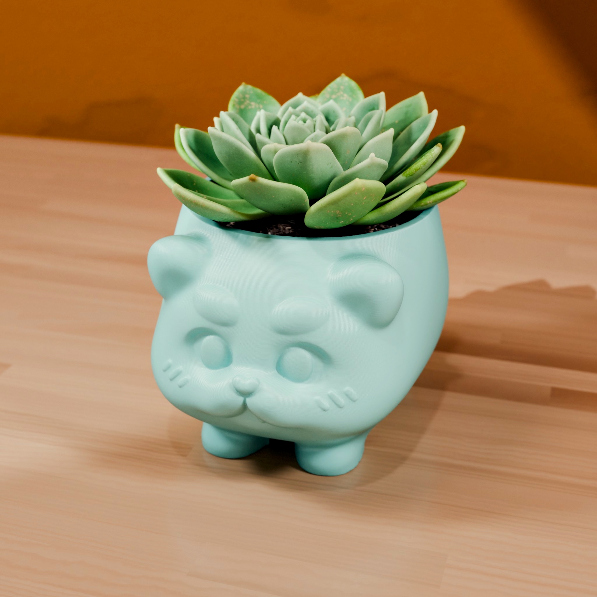 Cute Cat Planter by Jon May | Download free STL model | Printables.com