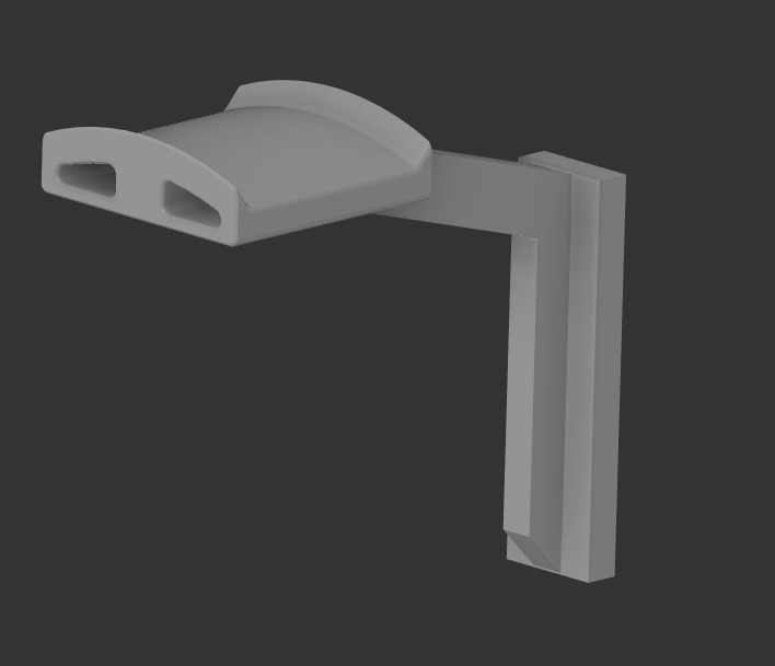 Wall-mounted Headset Rest by Never Snows | Download free STL model ...