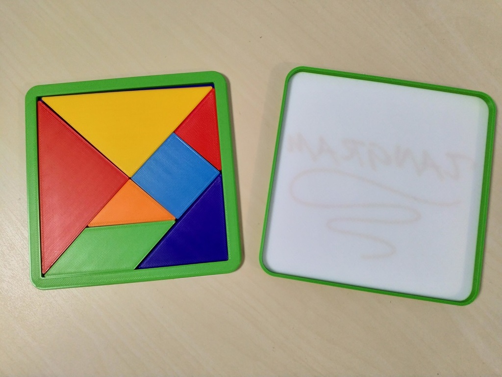 Tangram with Box by raphi | Download free STL model | Printables.com