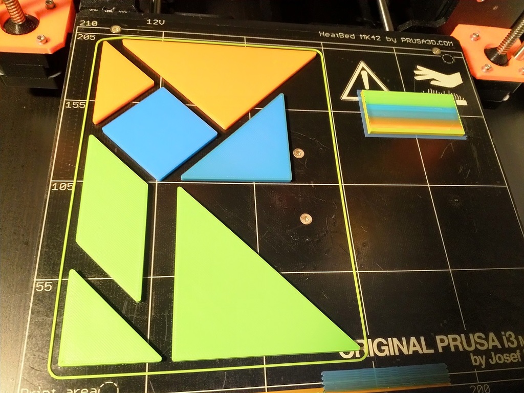 Tangram with Box by raphi | Download free STL model | Printables.com