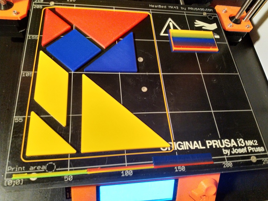 Tangram with Box by raphi | Download free STL model | Printables.com