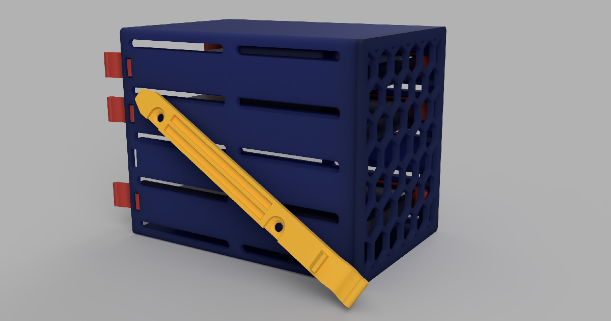 4 2.5 Drive Bay by hitech95 | Download free STL model | Printables.com