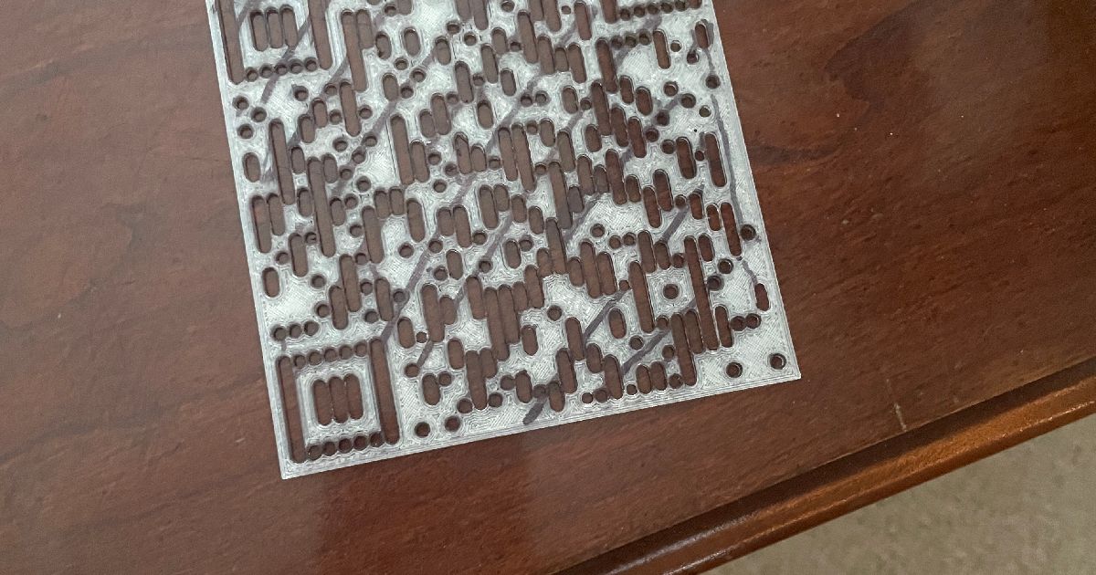 Rickroll QR Stencil by donotdew | Download free STL model | Printables.com