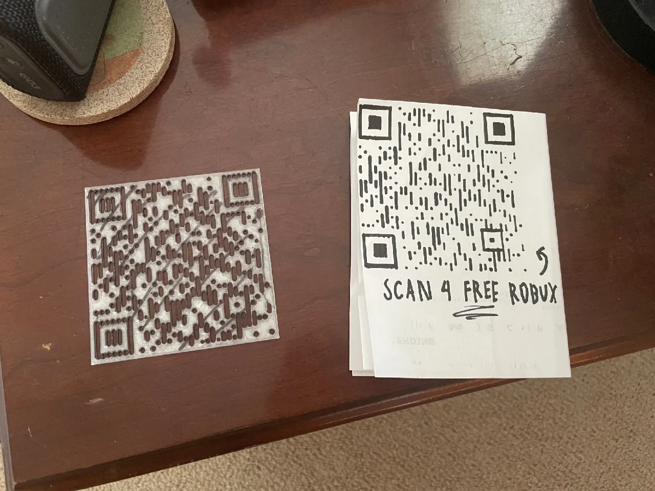 Rickroll QR Stencil by donotdew | Download free STL model | Printables.com