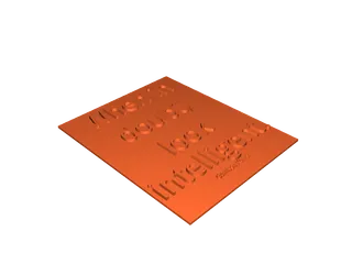 When In Doubt, Look Intelligent Sign by brightideas99 | Download free ...