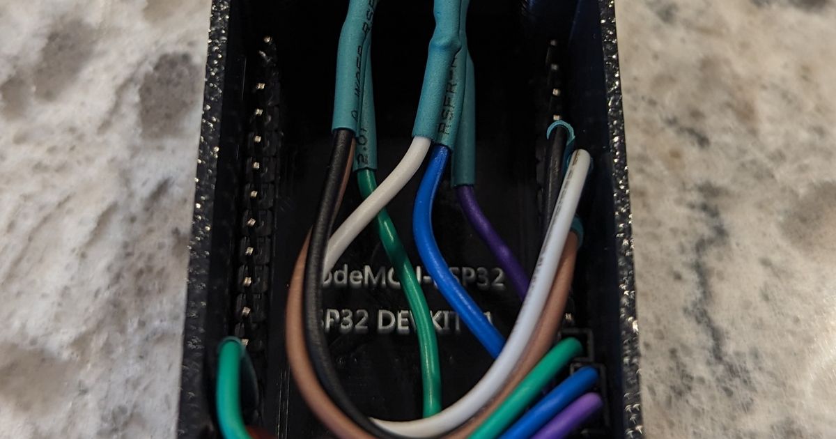 ESP32 ESP DEVKITV1 case with INMP441 by Foden | Download free STL model ...