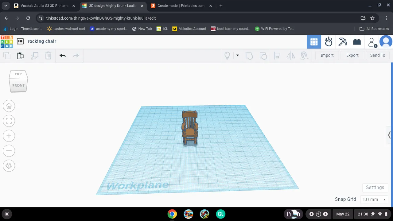 rocking chair! by USA BOY | Download free STL model | Printables.com
