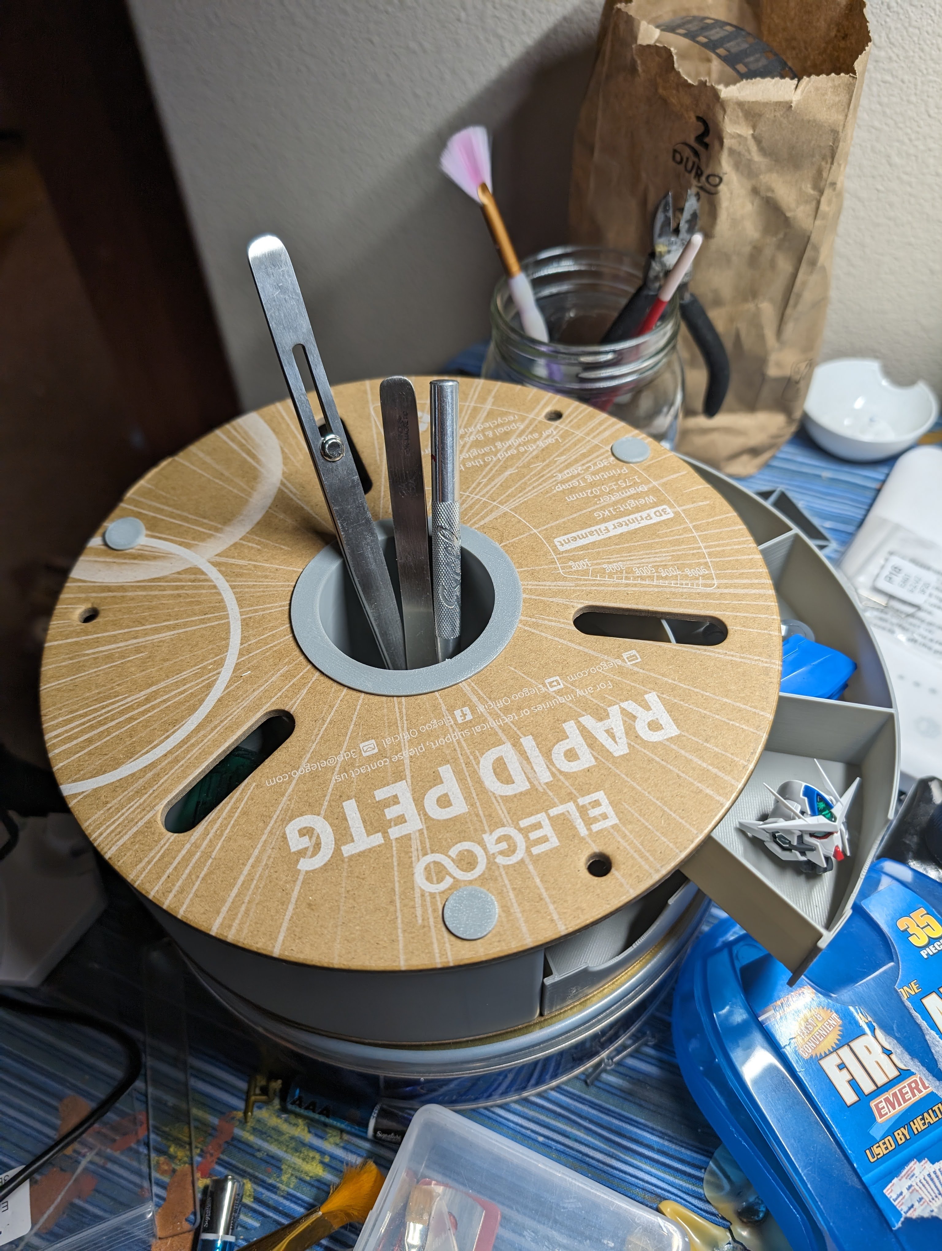 Elegoo Spool Center Holder by Dan Vystrčil | Download free STL model ...