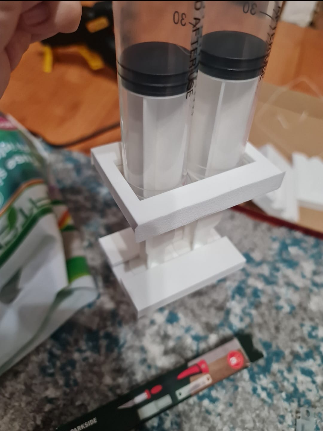 Resin Injection Setup - 50ml Syringe - Type 3 Static Mixer by REKYNW ...