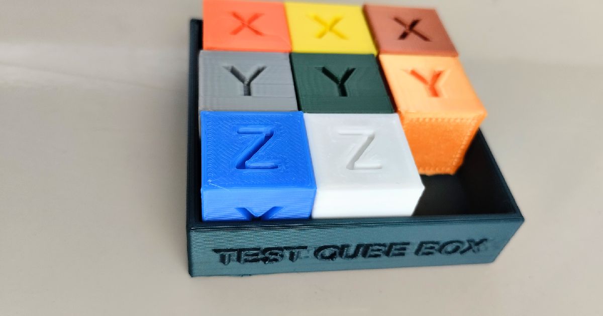 Test cube box - puzzle by pspf | Download free STL model | Printables.com