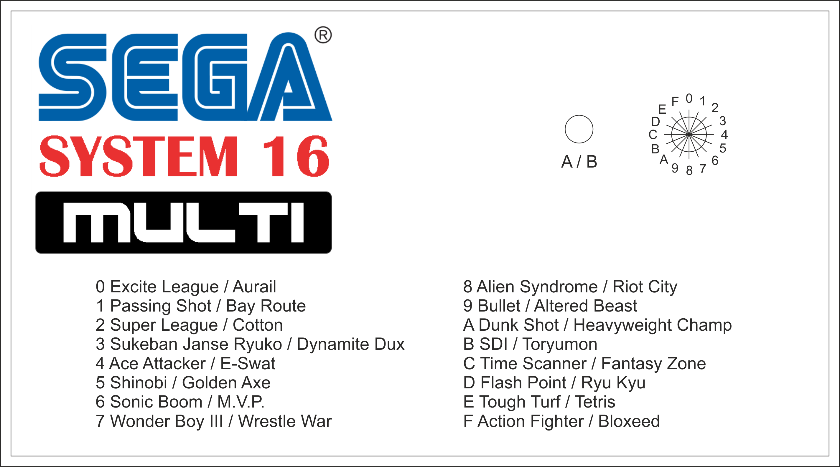 Sega System 16 Multi Case by nnap | Download free STL model ...