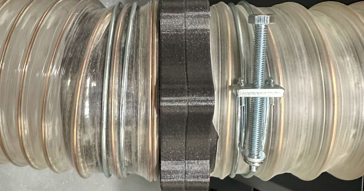 100mm / 4" Magnetic Dust Port by JR147 | Download free STL model ...