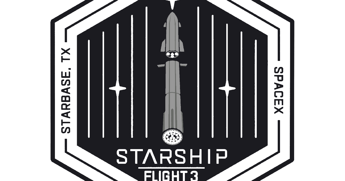 Starship Flight 3 Mission Patch - MMU/AMS by J Dubya | Download free ...
