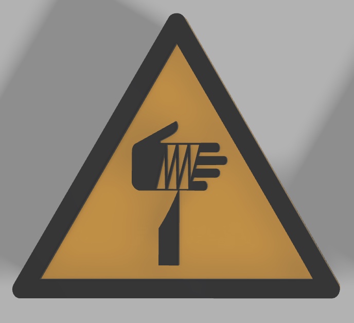 ISO 7010 W022 by WolfPrint3D | Download free STL model | Printables.com