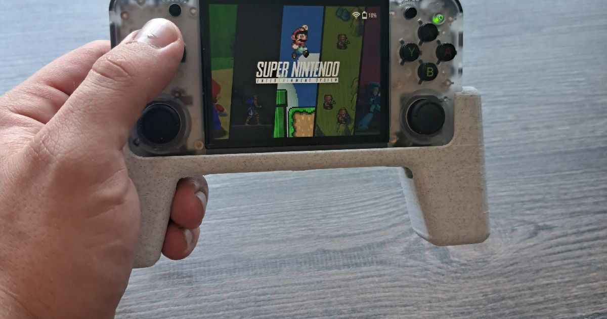 Anbernic RG35XX H Grip by withcream | Download free STL model ...