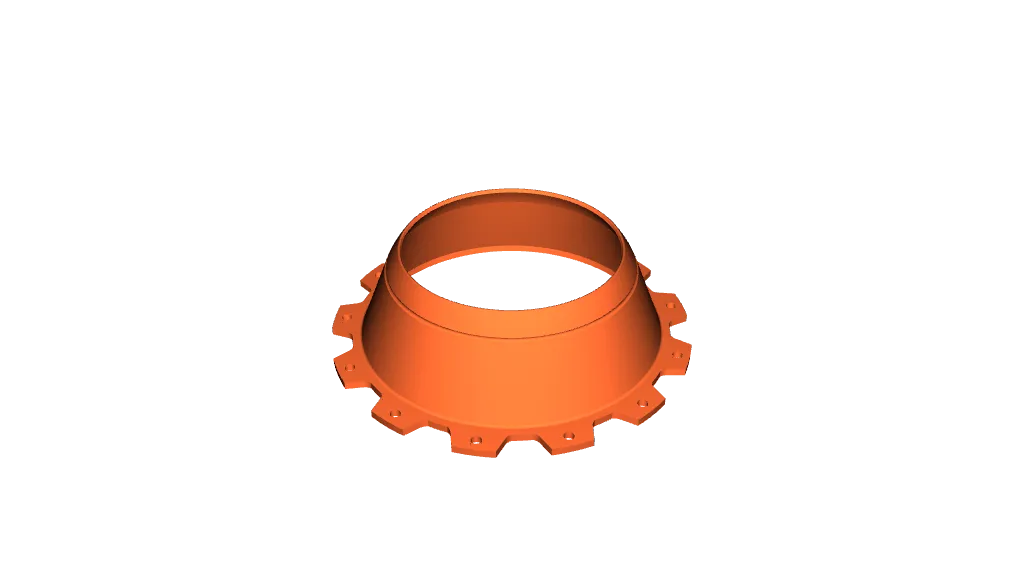 Convergent Nozzle / Jet engine nozzle by linus3d | Download free STL ...