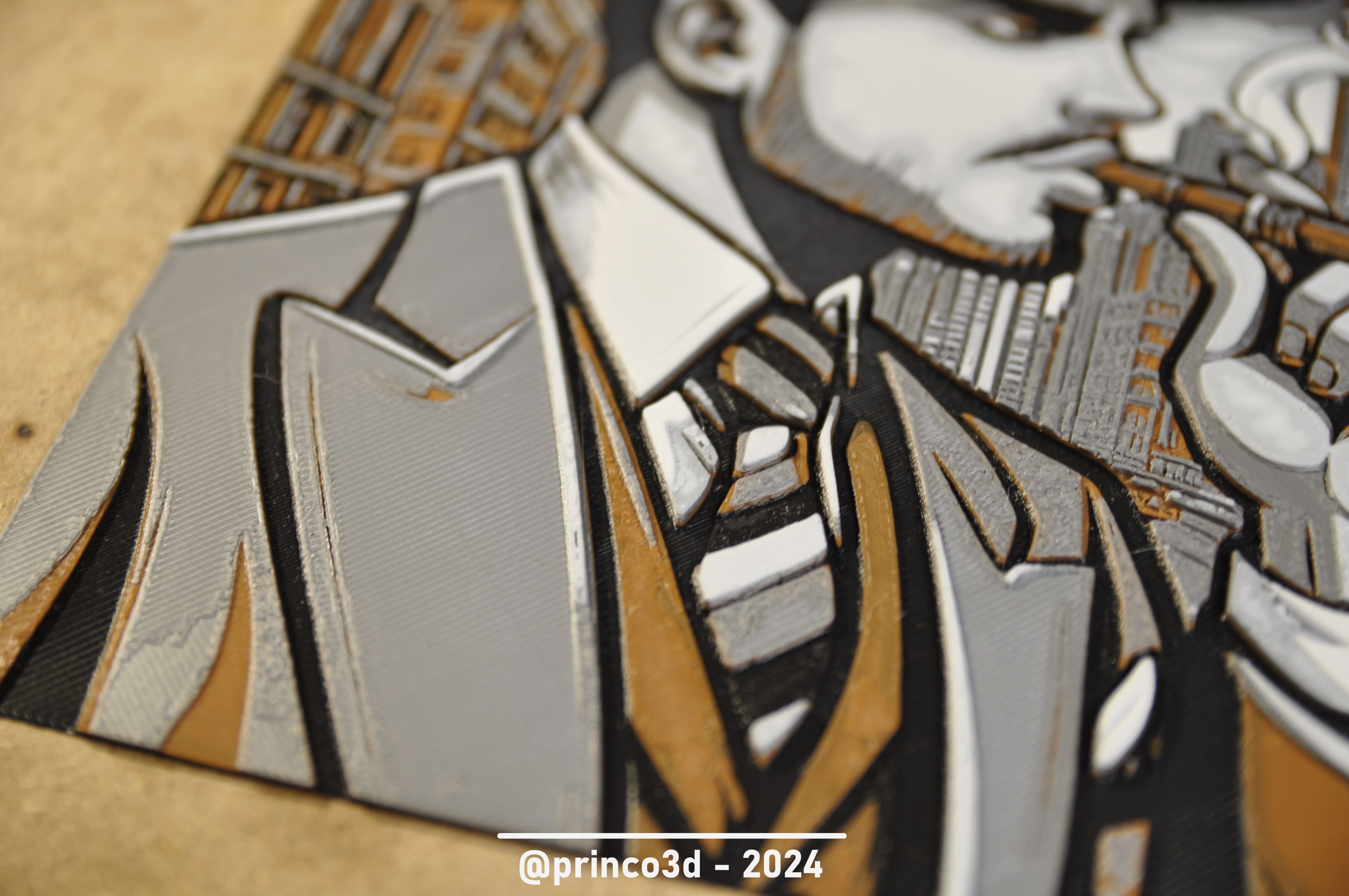 Fumador en Nueva York - HueForge by PrinCo 3D | Download free STL model ...