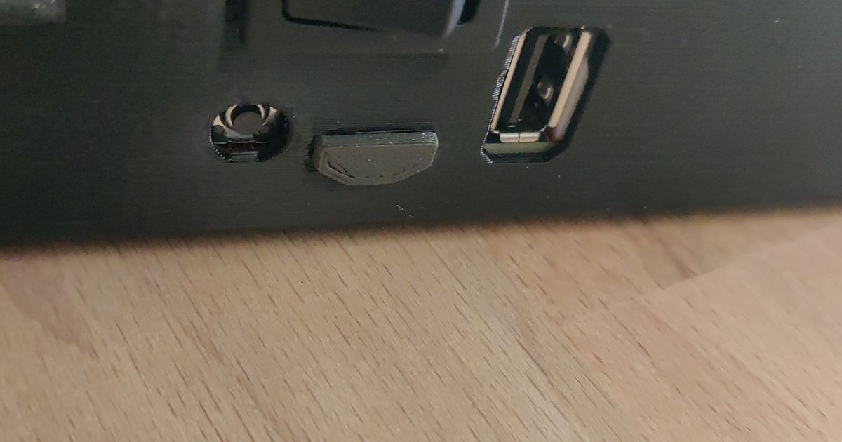 Micro USB B Cover by Nulide | Download free STL model | Printables.com