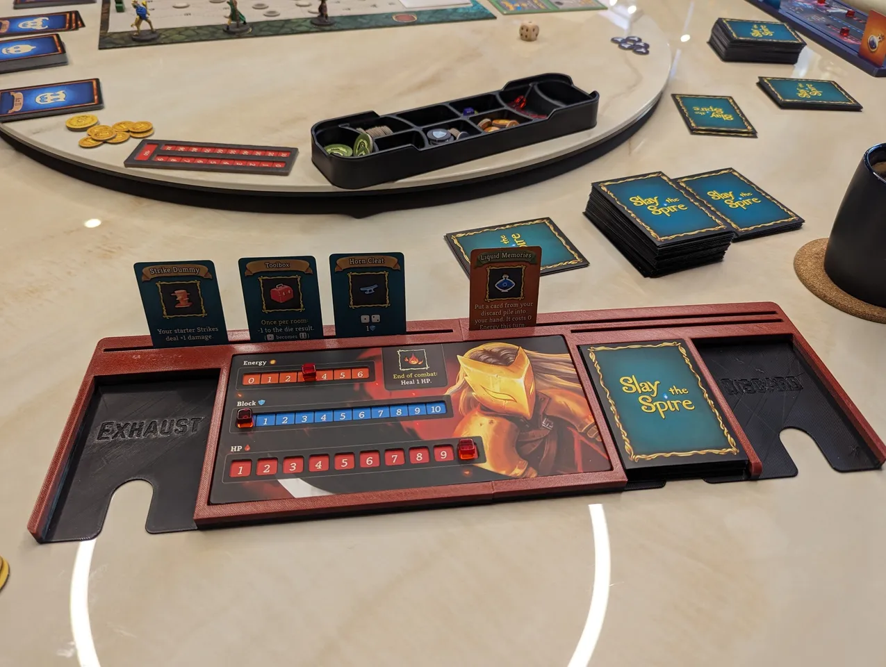 3D Printed player board. | Slay the Spire: The Board Game