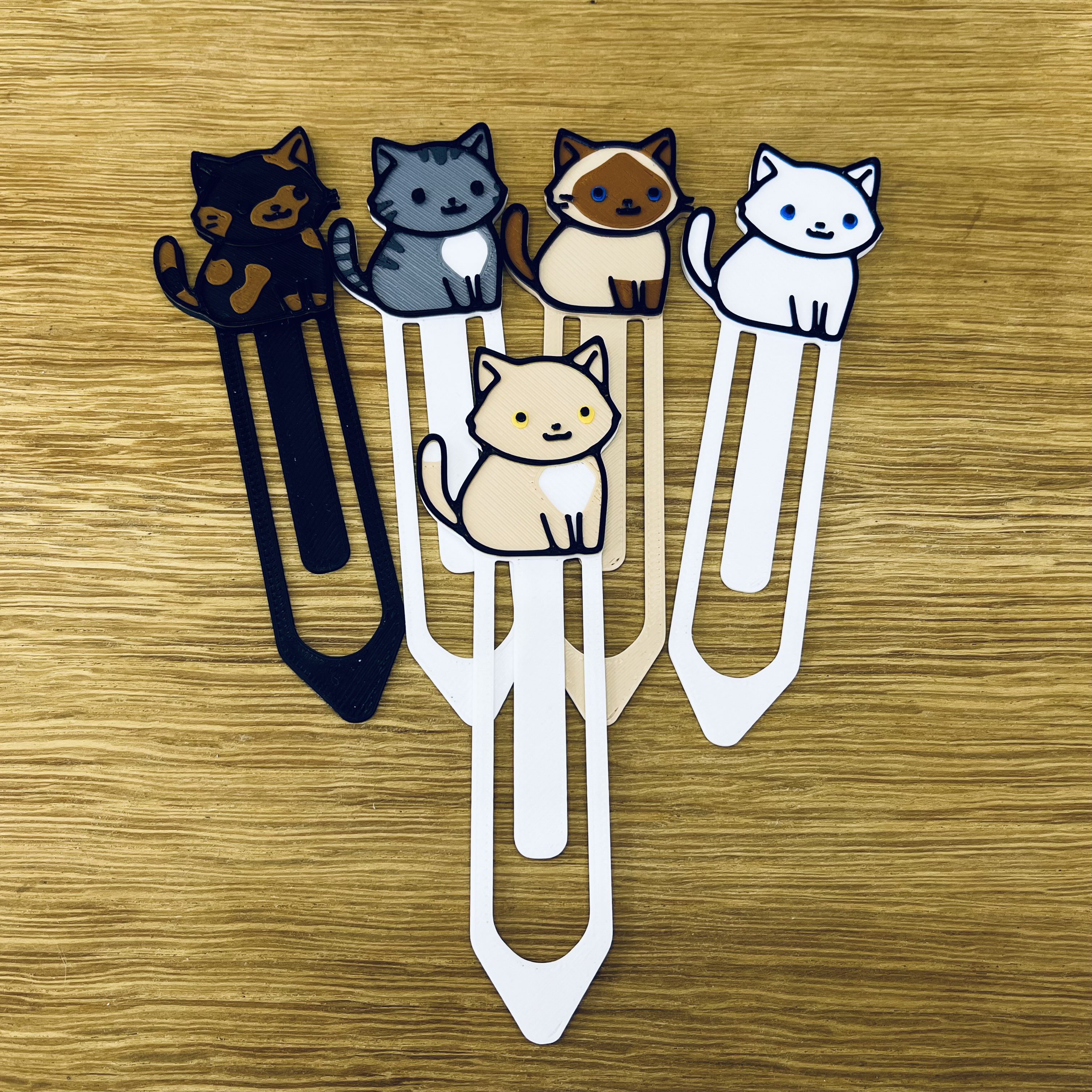 Cute Cream Cat Bookmark by Aztairya | Download free STL model ...