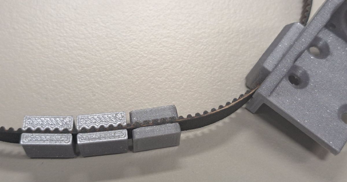 GT2 timing belt tooth template by mima232 | Download free STL model ...