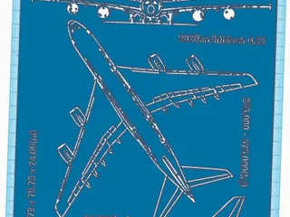 Airbus A380 blueprint by Kryštoof | Download free STL model ...