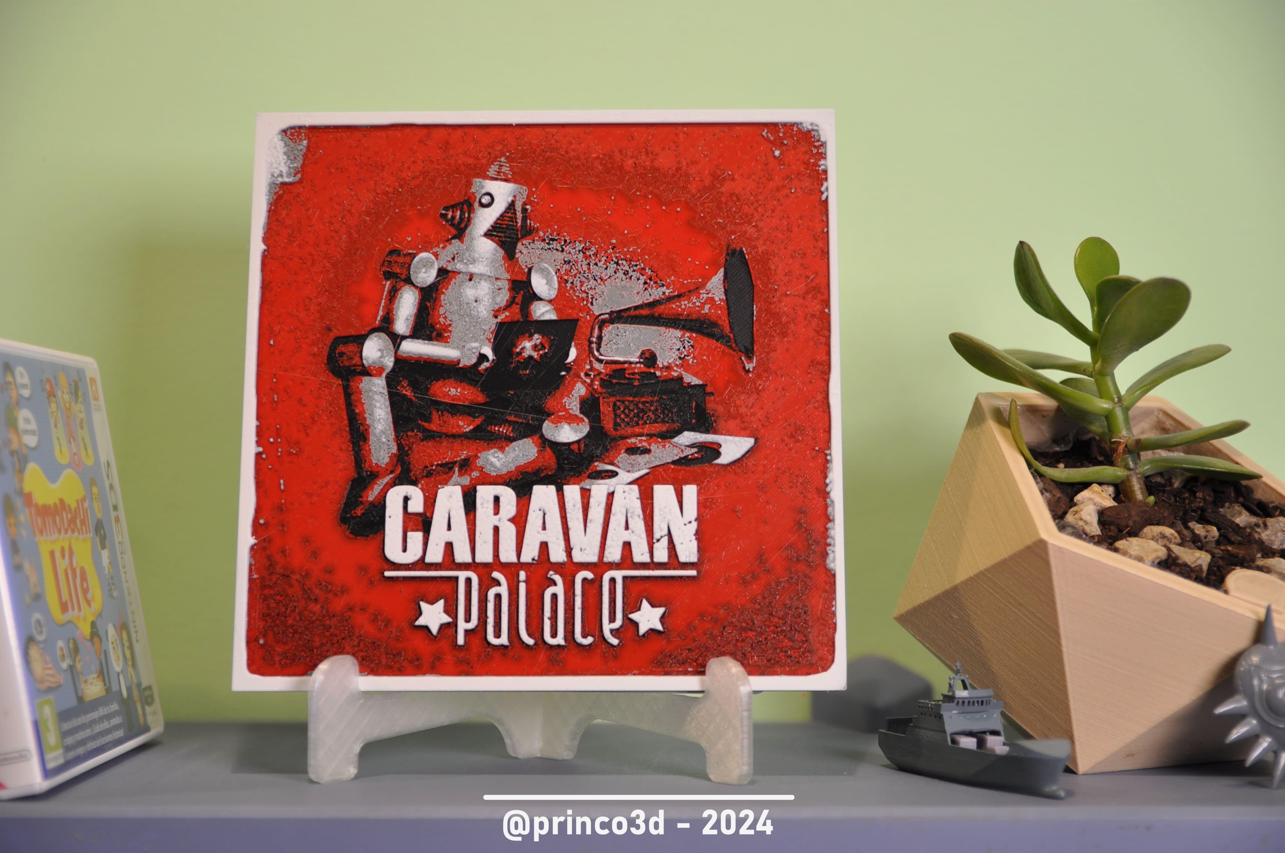 Álbum Caravan Palace - HueForge by PrinCo 3D | Download free STL model ...