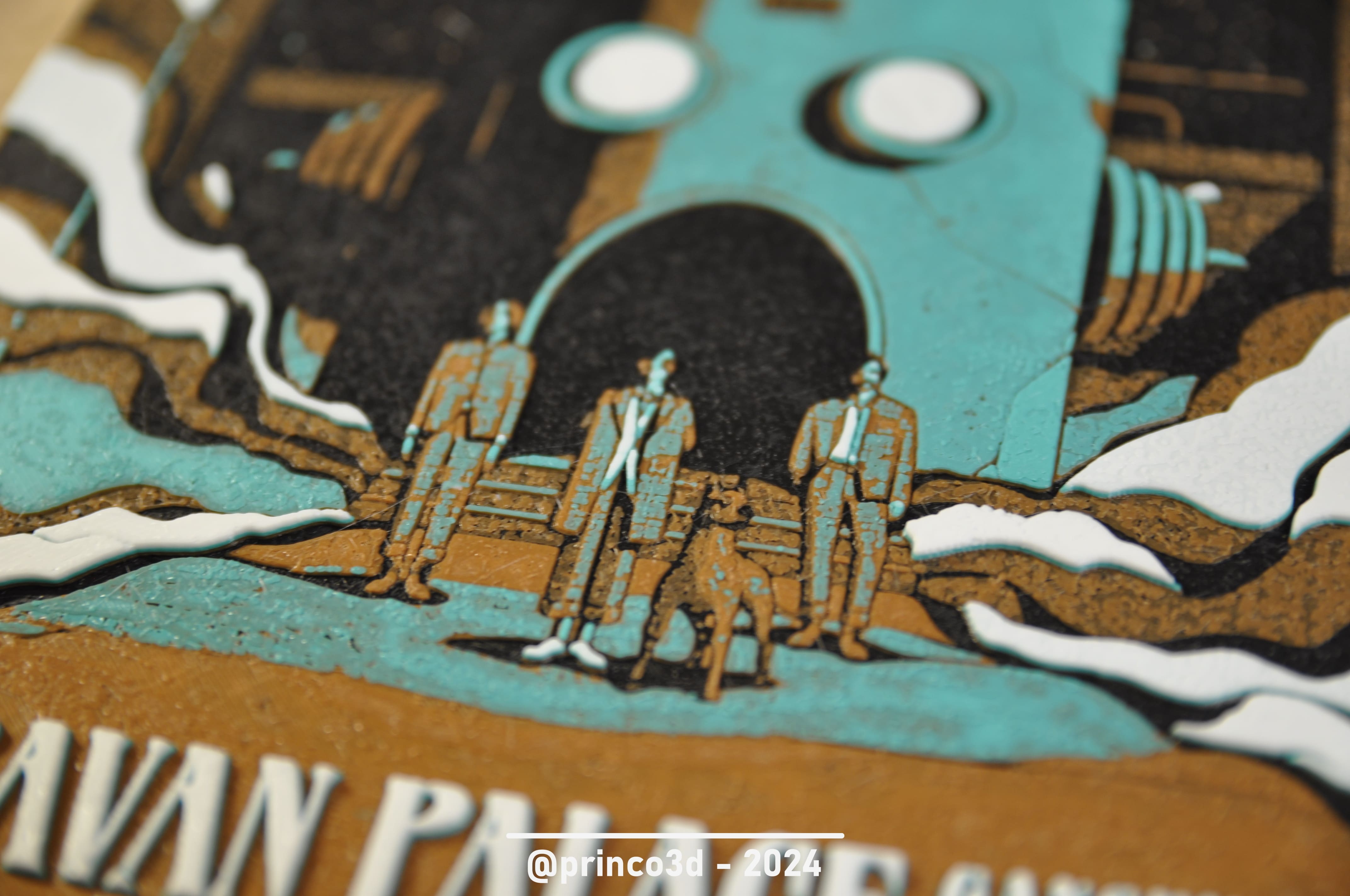 Álbum Gangbusters Caravan Palace - HueForge by PrinCo 3D | Download ...