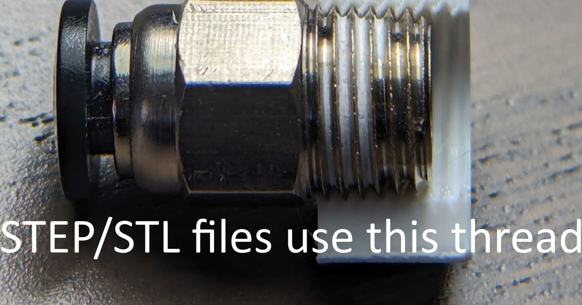 PC4M10 - Tapered threaded opening STEP/STL for design by jurassic73 ...