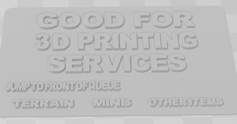 3d printing Gift Card by Pugwhan | Download free STL model | Printables.com