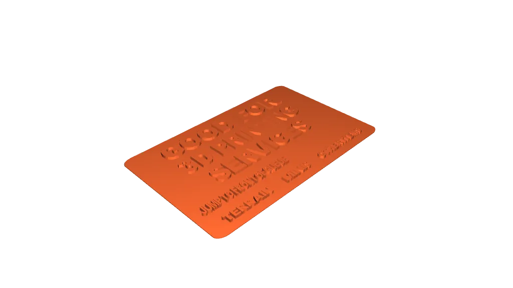 3d printing Gift Card by Pugwhan | Download free STL model | Printables.com