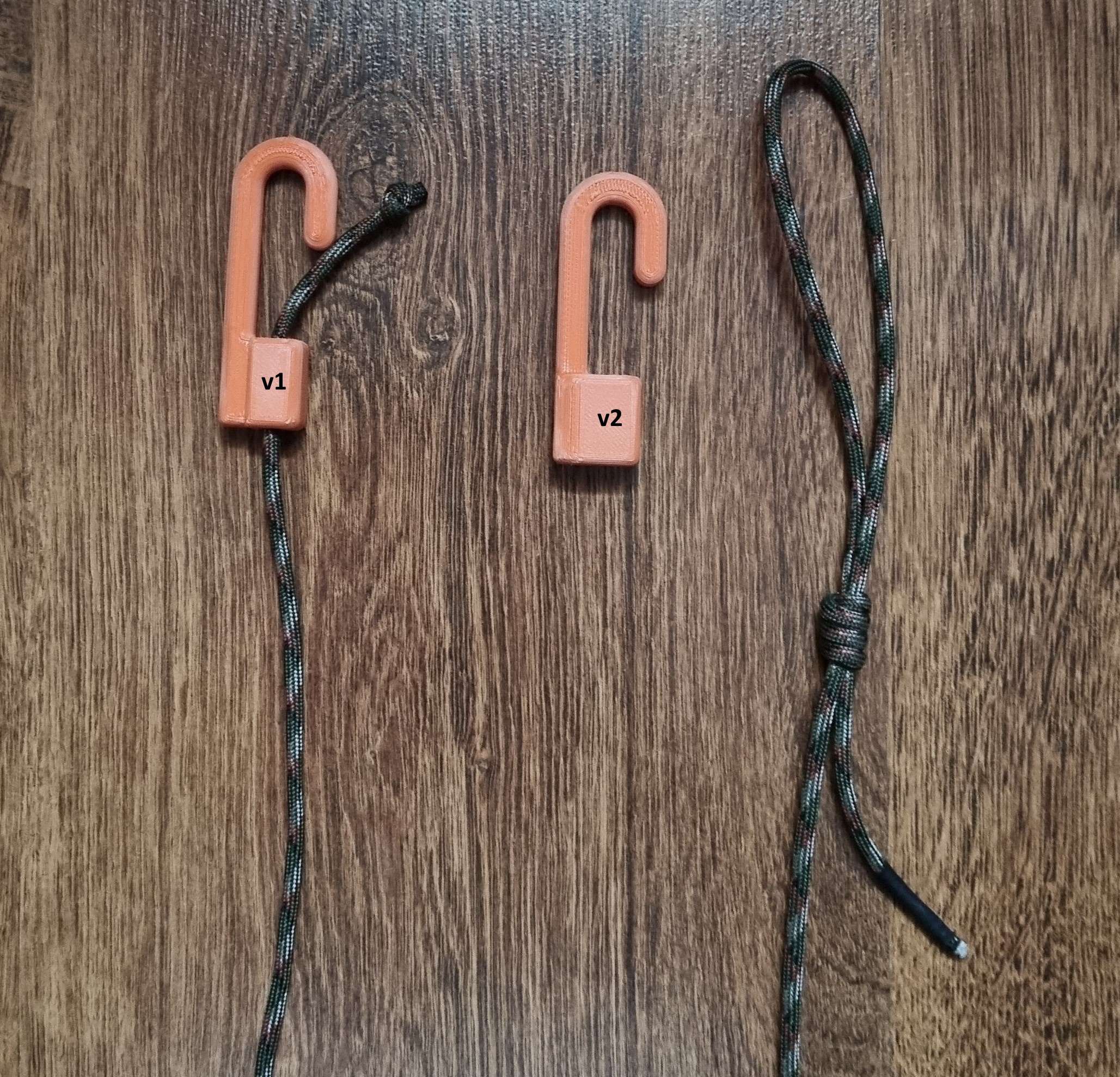 Hook for 4mm rope by Mi09 | Download free STL model | Printables.com