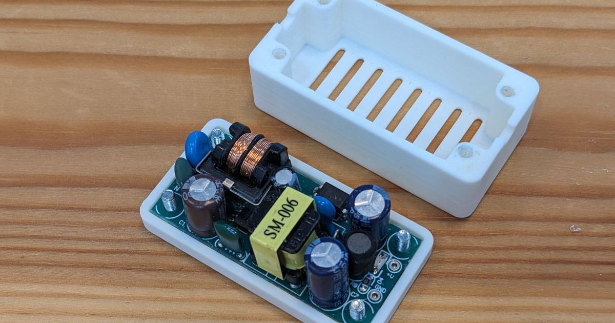 Case for a small power supply module from Aliexpress by tearandfix ...