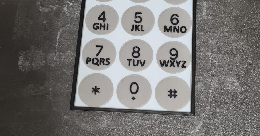 Dialpad, Dial Pad, Number Pad by Arthur C | Download free STL model ...