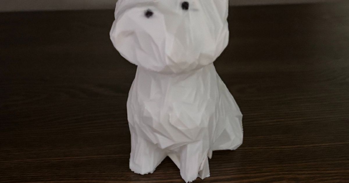 Low Poly Westie by Philip Reed | Download free STL model | Printables.com