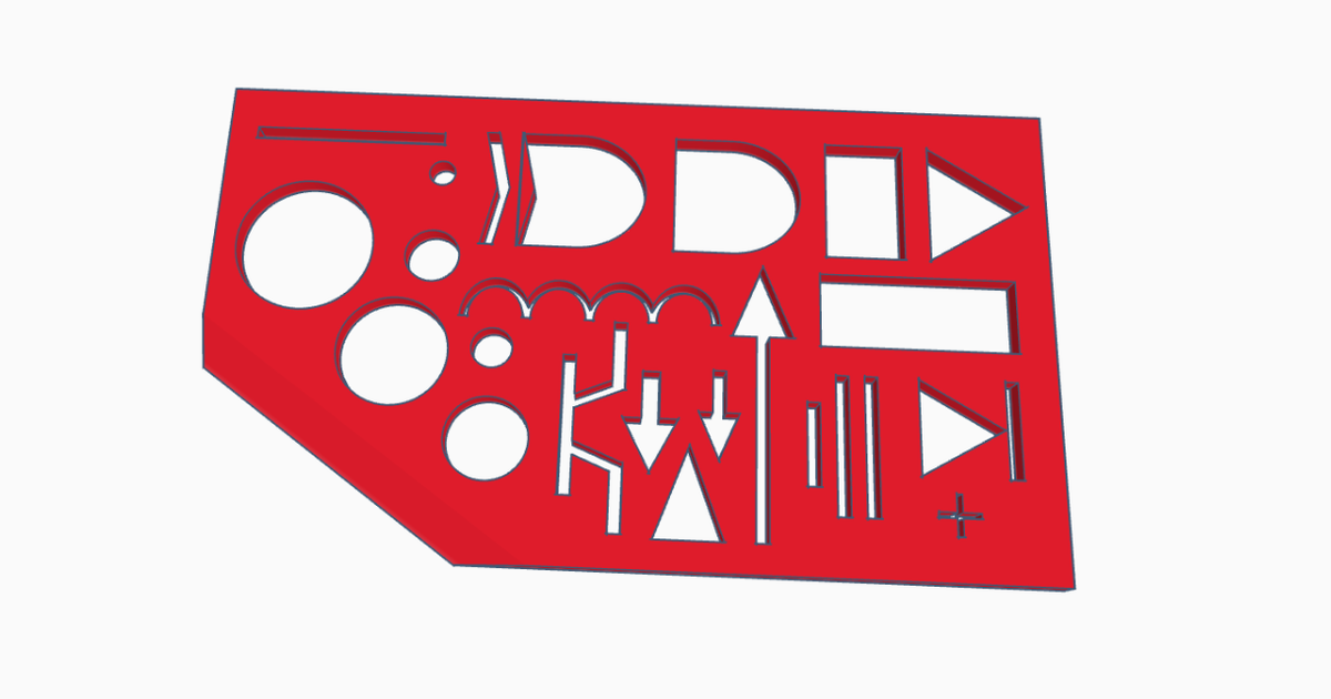 Template For Electrical Diagrams by Ollie 3D | Download free STL model ...