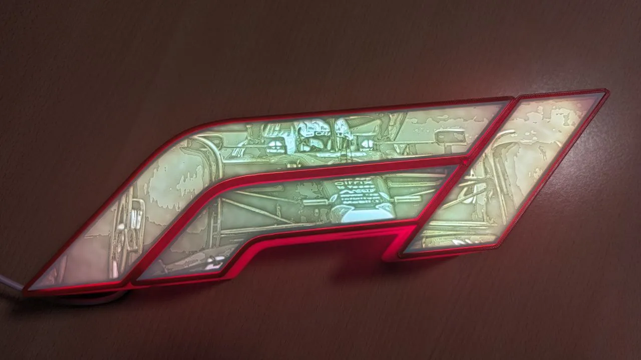 F1 Logo Style Lightbox Litho (Max) by Macieksa | Download free STL ...