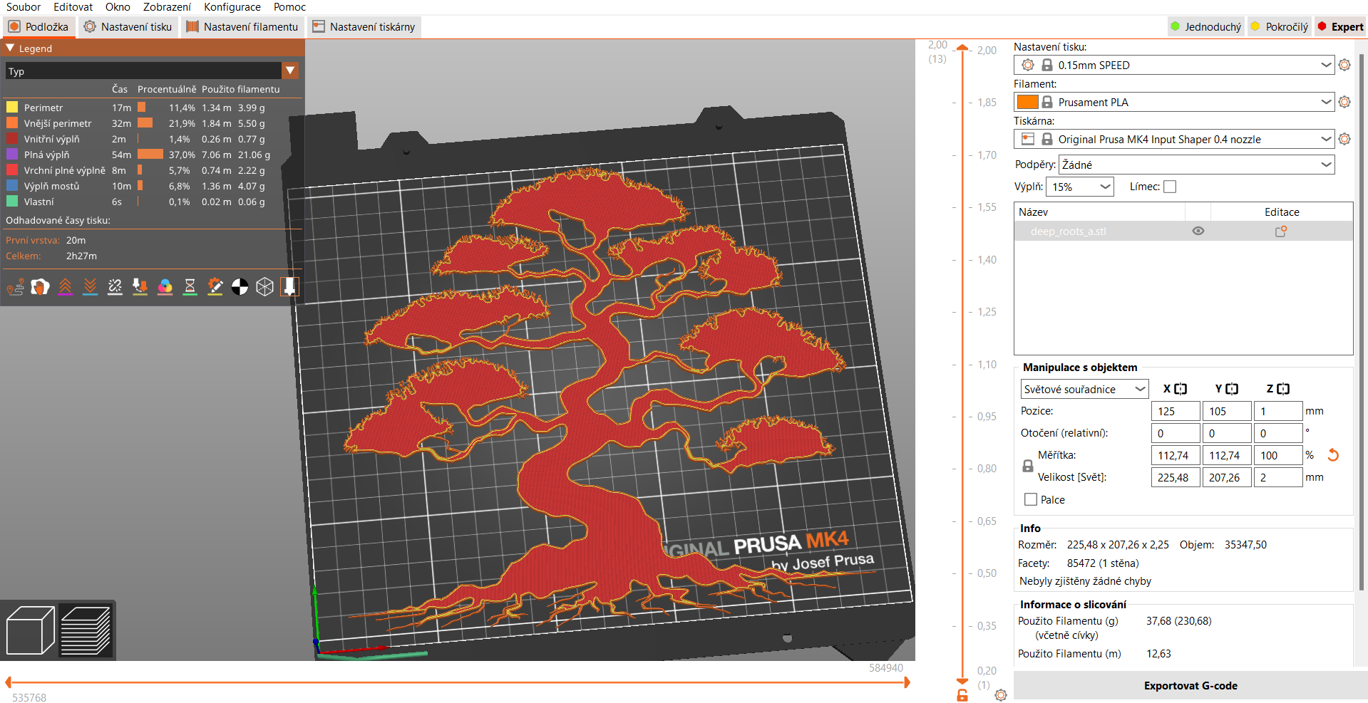 Wall art: Deep roots by Nina Máčová | Download free STL model ...