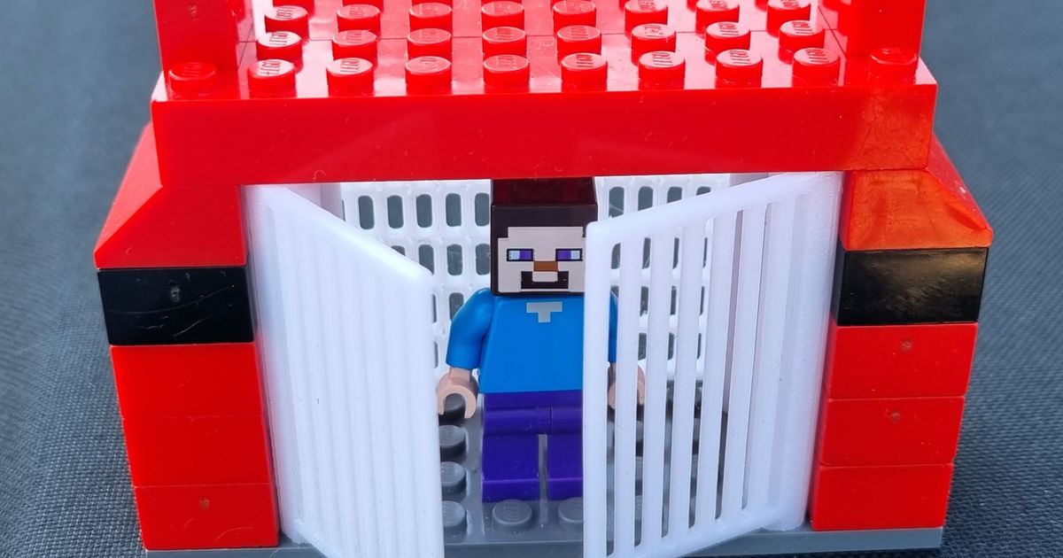 Lego compatible 5x4 prison door | Lego kompatible 5x4 Gefängnistür by ...
