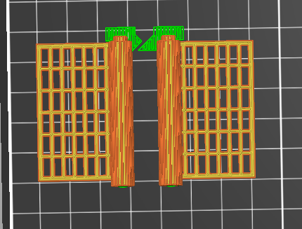 Lego compatible 5x4 grid cage door | Lego kompatible 5x4 Gitter ...