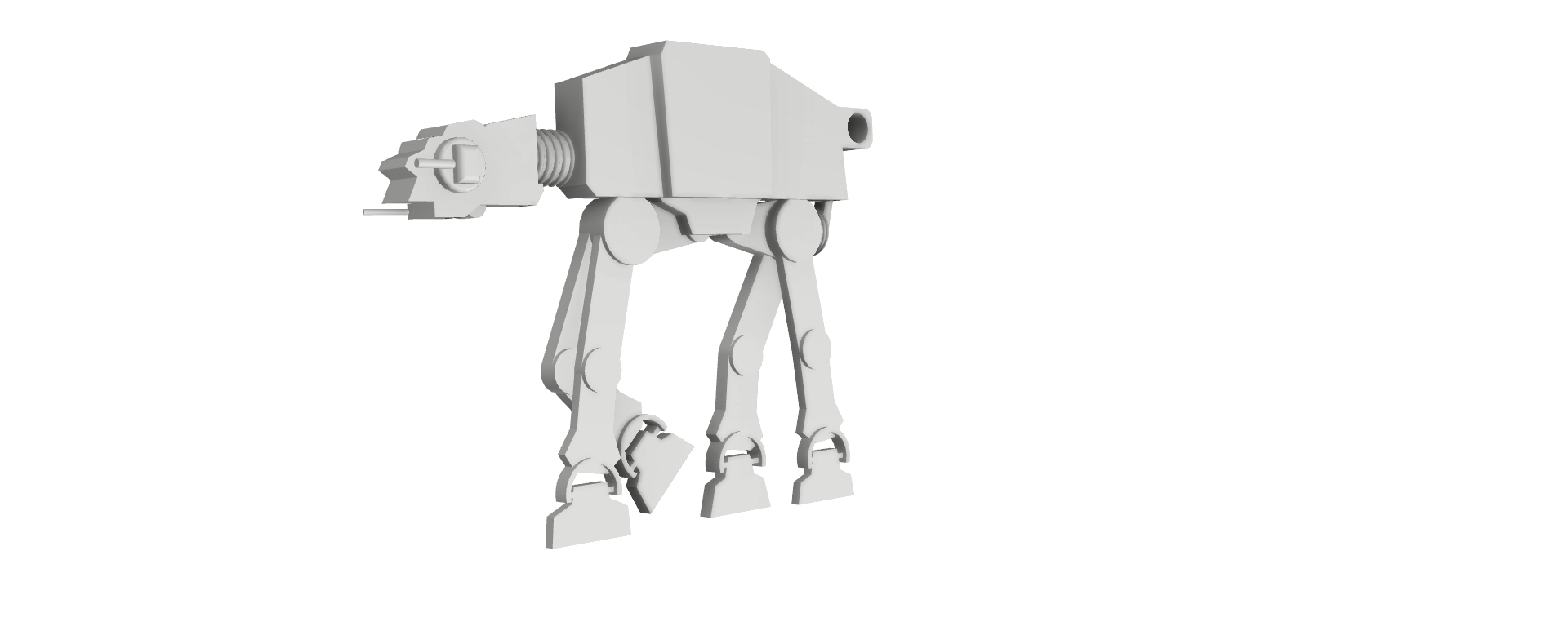 Star Wars AT AT walker keychain by nours | Download free STL model ...