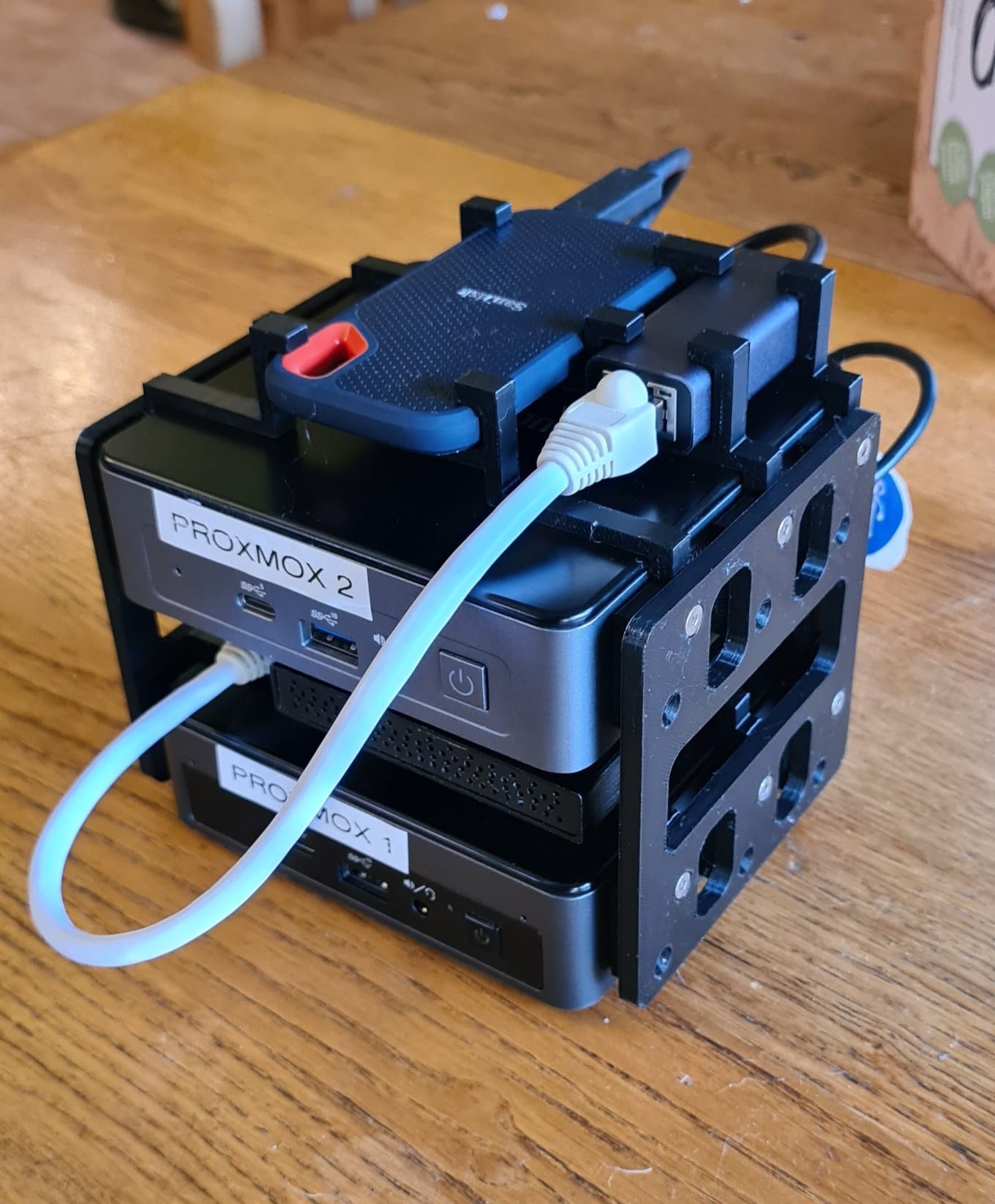 Stackable Mini PC Cluster by Adam | Download free STL model ...