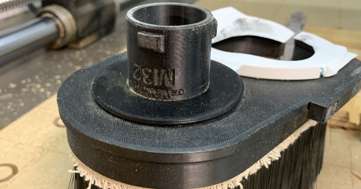 osVAC M32 adapter for Onefinity Easy Dustboot by colossatr0n | Download ...