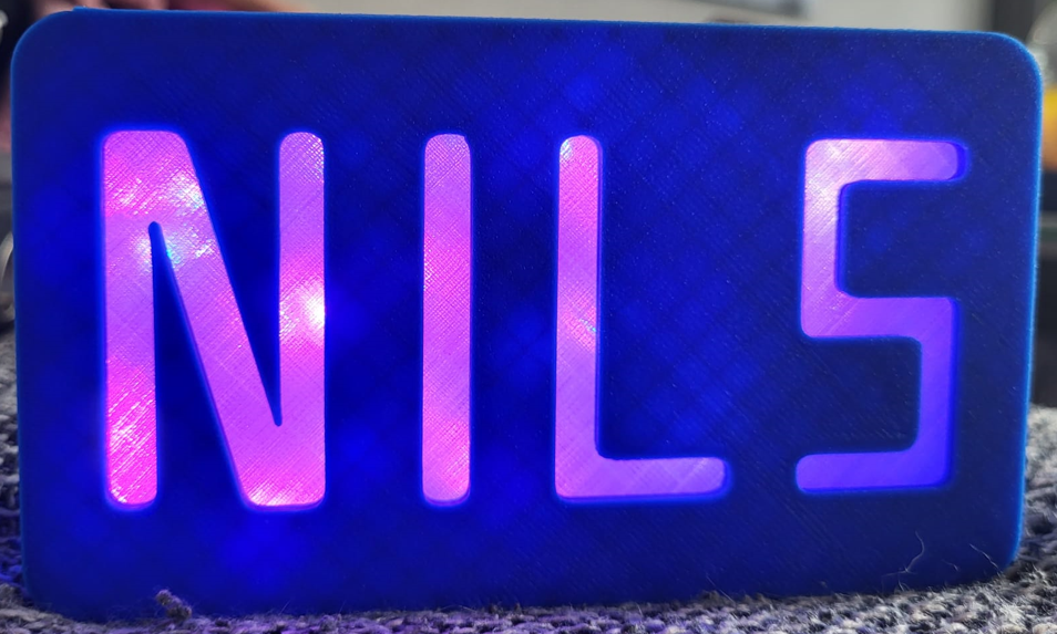 Leuchtschild mit Namen "Nils" by JP-Printlab | Download free STL model ...
