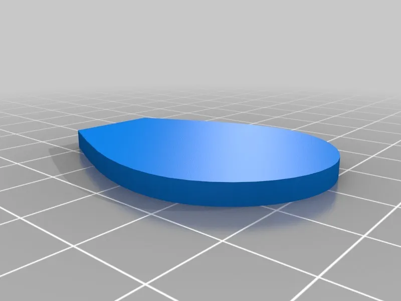 Template for a key fob with inlay by LisaE | Download free STL model ...