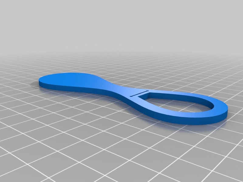 Template for a key fob with inlay by LisaE | Download free STL model ...