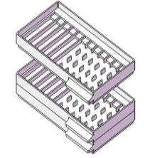 Stackable end mill tray by DreamEven | Download free STL model ...