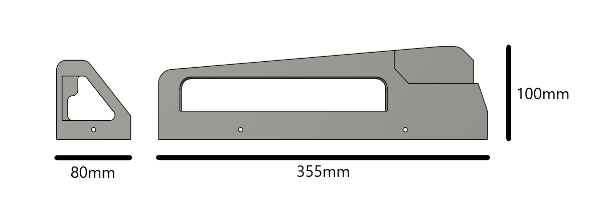 Comically large M16 carry handle by Shirley Productions | Download free ...