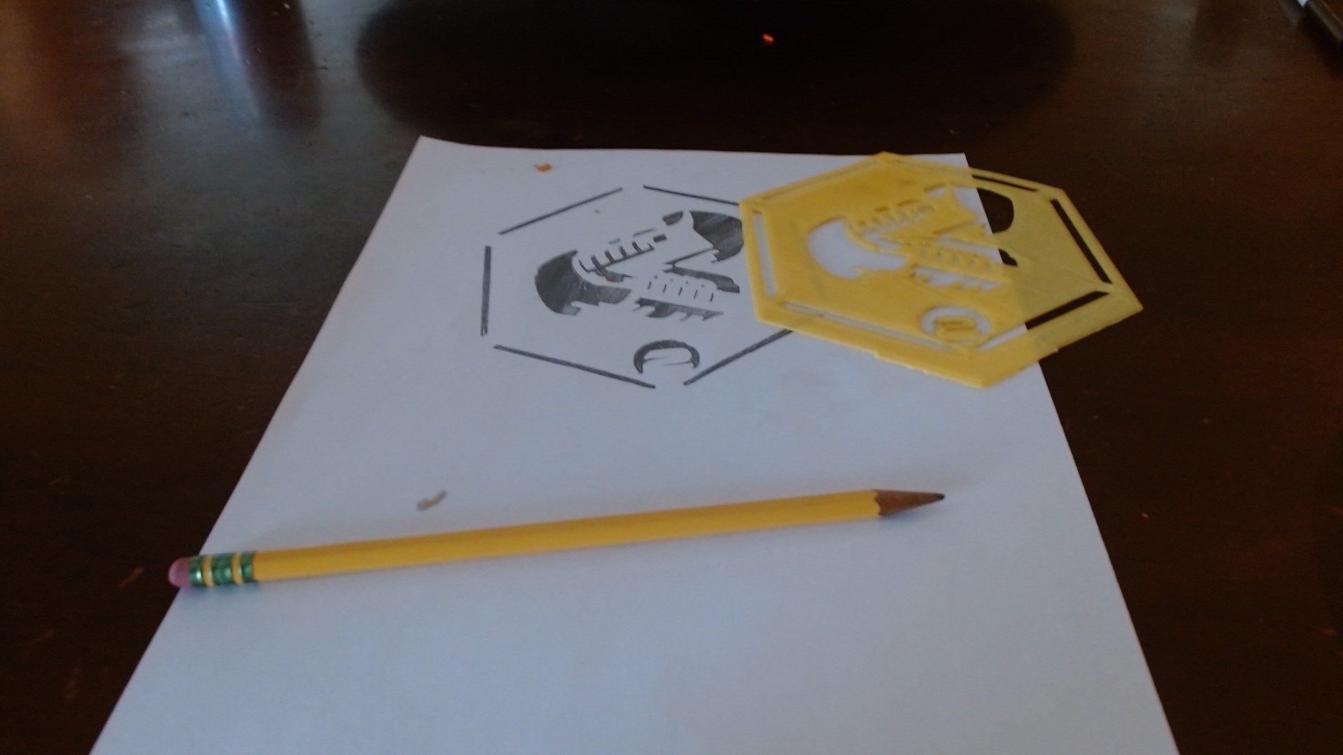 Maker Level 1 & 2 3D Printable Badge! - AND STENCIL (No Supports) by ...